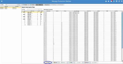 Manage Production Batches Window Door ERP Software