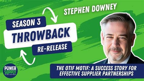 Stephen Downey On Linkedin The Use Of Otif On Time In Full As A Resiliency And Supplier