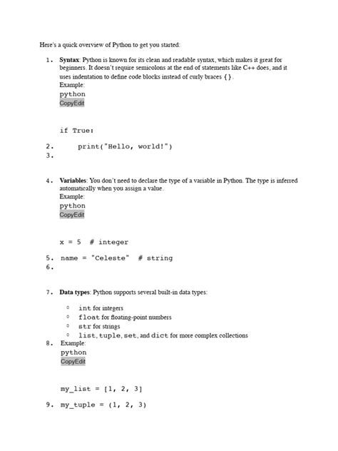 Python Pdf Python Programming Language Programming Paradigms