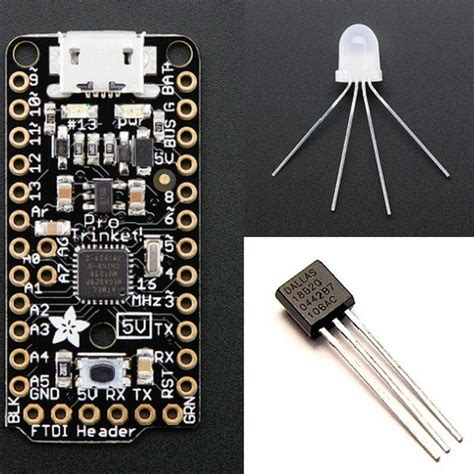 Trinket LED Thermometer Hackaday Io