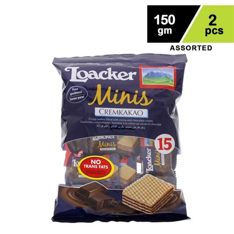 Loacker Minis Asstd 2x150gm