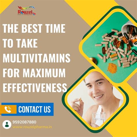 The Best Time To Take Multivitamins For Maximum Effectiveness Rouzel