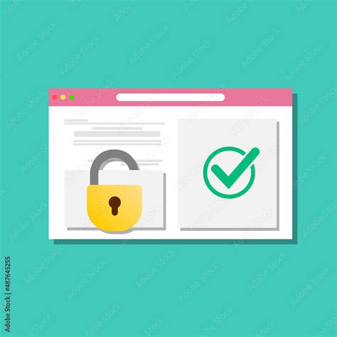 Secure Access With A Password In The Web Browser Window Protected