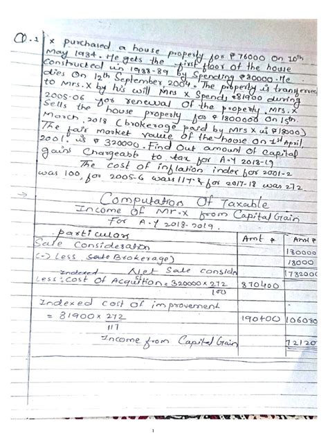 Income Tax Assignment Pdf