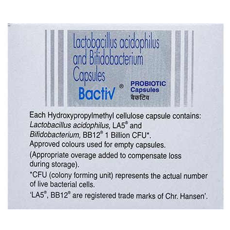 Bactiv Capsule 10s Price Uses Side Effects Composition Apollo