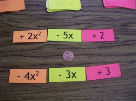 Adding And Subtracting Polynomials Activity Math Love