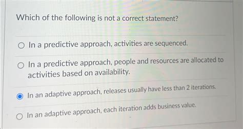 solved which of the following is not a correct statementin