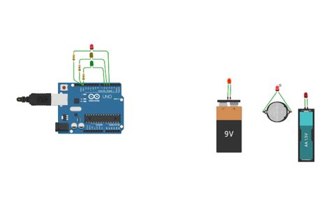 Circuit Design Semáforo Tinkercad
