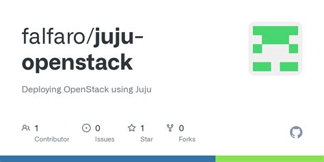 GitHub Falfaro Juju Openstack Deploying OpenStack Using Juju