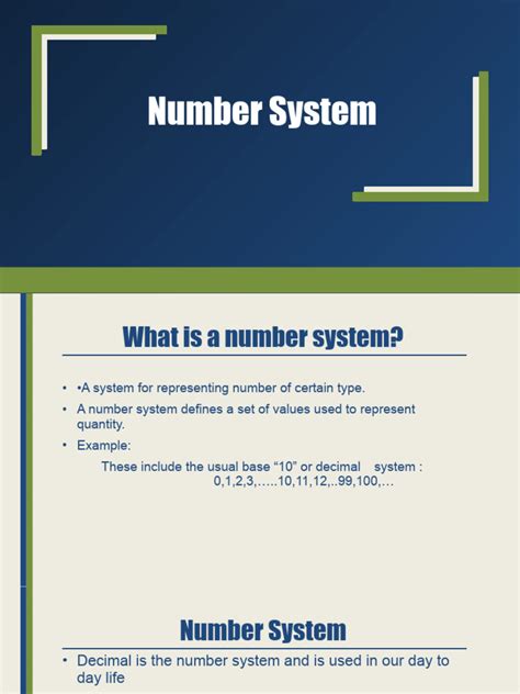 Number System Pdf Computing Arithmetic