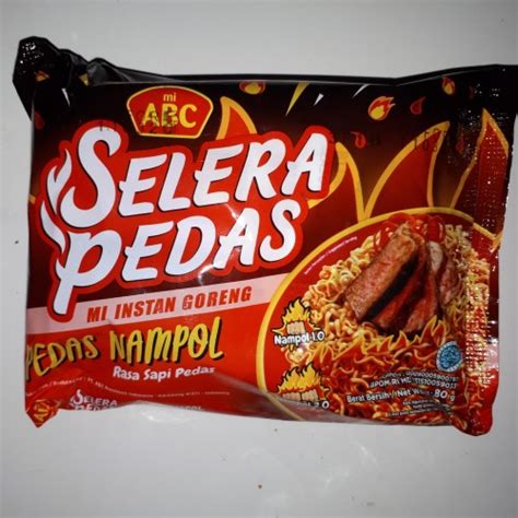 Jual Mi Abc Selera Pedas Mi Instan Goreng Pedas Nampol Rasa Sapi Pedas