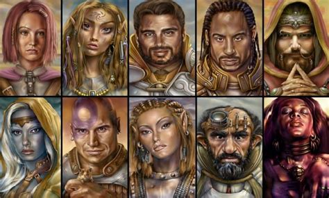 Baldurs Gate 1 Portraits Resized And Cropped For Pillars Of Eternity