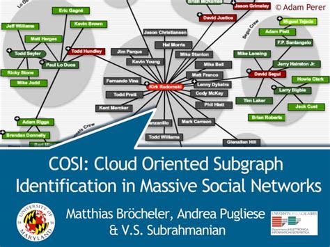 Cosi Cloud Oriented Subgraph Identification In Massive Social Networks