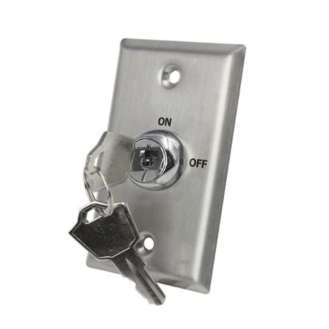 12V Key Switch On Off Exit Switches Emergency Door Release Intelligent Access Control System
