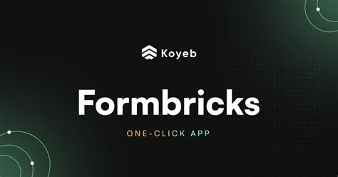 deploy formbricks one click app koyeb