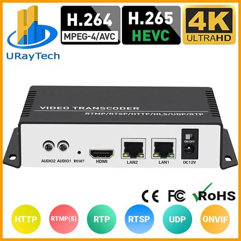 uraycoder ユーレイコーダー h 264 ライブhdmiビデオエンコーダー rtsp rtp rtmp udp srt