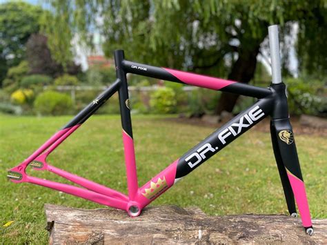 Dr Fixie United Fixie And Single Speed Frameset Magenta Fixed Gear