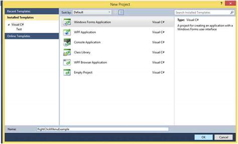 Create Context Menu On Windows Forms Form With C