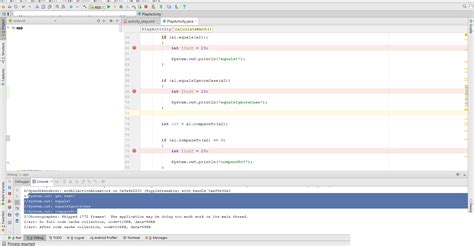 Android Compare Strings Doesnt Work When I Use Syntax Code Equals