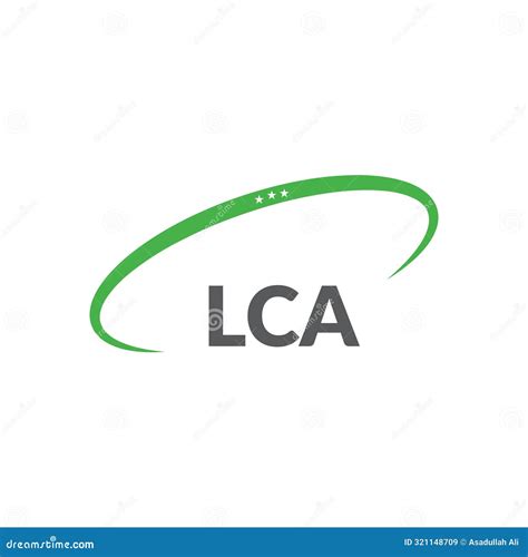 lca letter logo design on white background creative modern lca letter