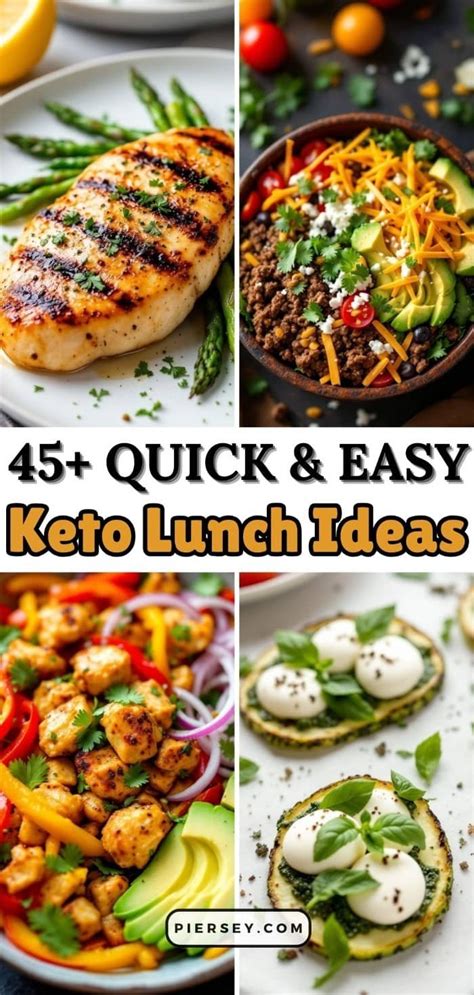 45 Healthy And Tasty Keto Lunch Recipes Piersey
