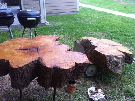Tree Trunk Table