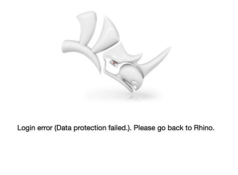 Troubleshooting Data Protection Failed Rhino For Mac Mcneel Forum