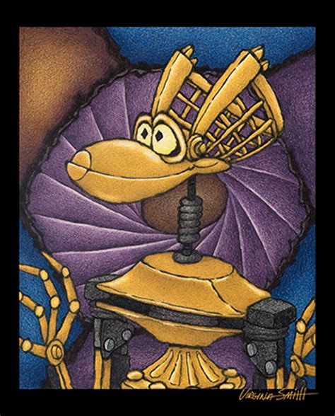 Tom Servo And Crow T Robot Set Of Two Giclee Prints From Vintage 90s Ink And Colored