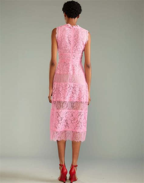 Cynthia Rowley Audrey Lace Dress Pink Garmentory