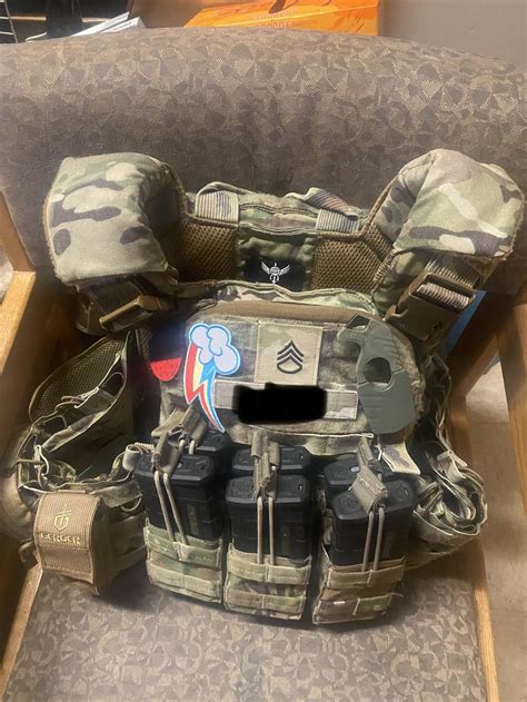 The Unit Said That We Could Were Any Patches We Wanted As Long As They