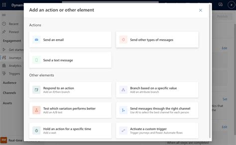 Customer Insights Journeys에서 사용자 지정 채널 만들기 Dynamics 365 Customer
