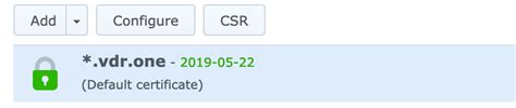 how to create a let s encrypt wildcard certificate on a synology nas