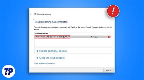 Wifi Doesnt Have Valid Ip Configuration On Windows [fixed] Techpp