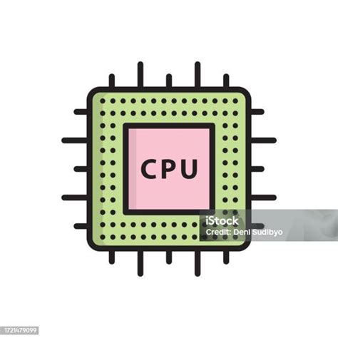 Cpu 프로세서 아이콘 벡터 디자인 템플릿 간단하고 현대적인 3차원 형태에 대한 스톡 벡터 아트 및 기타 이미지 3차원 형태 Cpu 가상현실 Istock