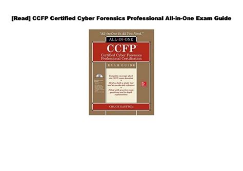 [ Pdf~] Ccfp Certified Cyber Forensics Professional All In One Exam Guide