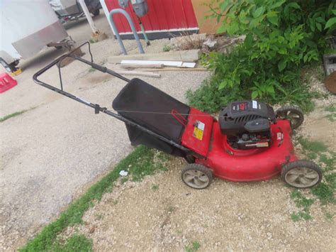Mtd 4hp Gas Push Mower With Bagger