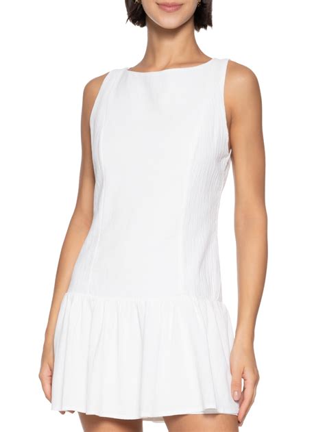 Loja 3 Vestido Mini Branco