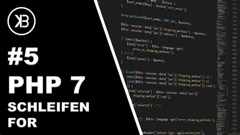 Php 7 Tutorial 2019 Anfänger 5 For Schleife Youtube