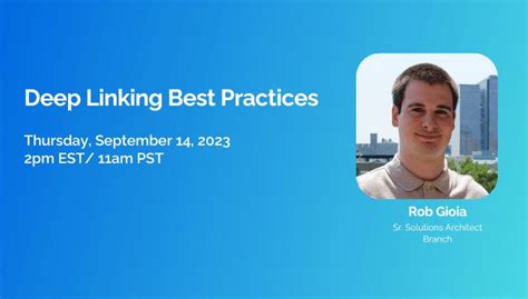 Branch On Linkedin Upcoming Deep Linking Best Practices Branch