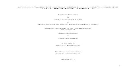 Pdf Pavement Macrotexture Monitoring Through Sound Generated 836 Fulltext Pdf · Tire Noise