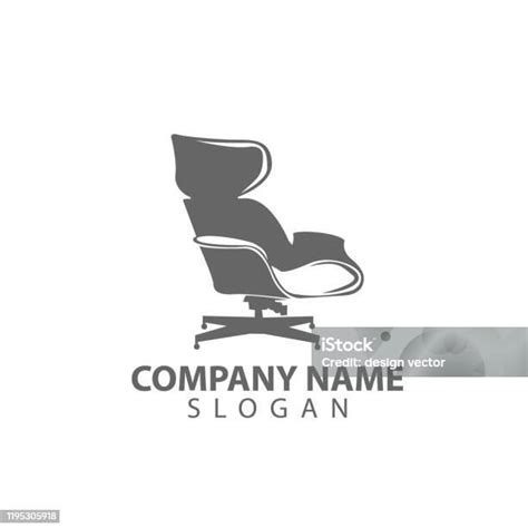 추상 가구 로고 디자인 개념입니다 의자 소파 테이블 및 가정용 가구의 기호 및 아이콘입니다 0명에 대한 스톡 벡터 아트 및 기타 이미지 Istock