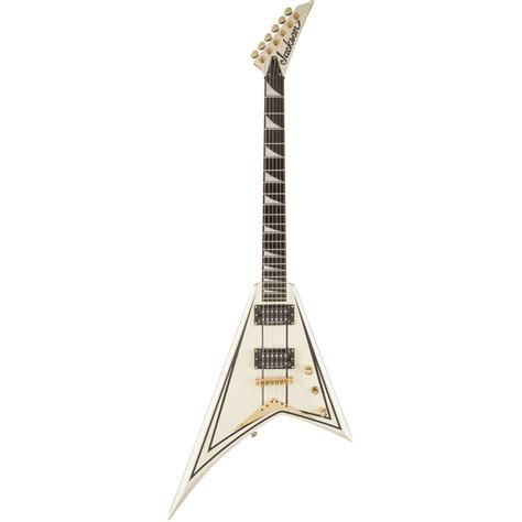 Jackson Pro Series Rhoads Rrt 3 Ivory With Black Pinstripes Guitars