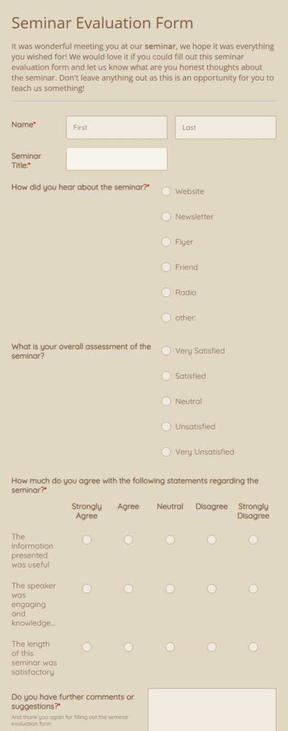 14 Evaluation Forms For Kindergartens Schools And Universities