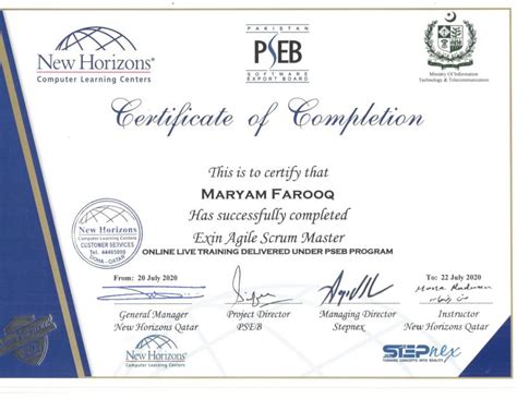 Maryam Farooq On Linkedin Newhorizons Scrummaster Pseb 30 Comments