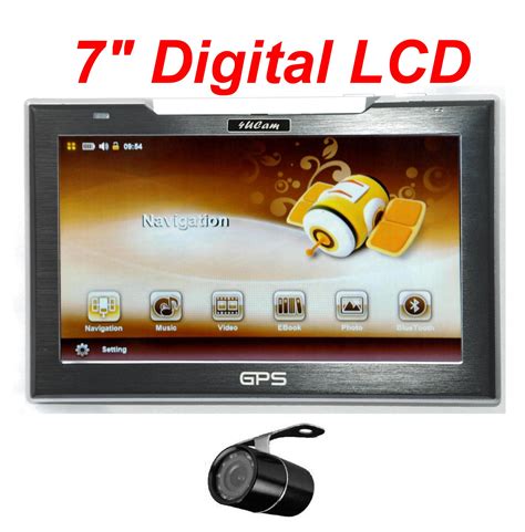 Bluetooth 7 GPS Navigation Wireless Backup Camera New EBay