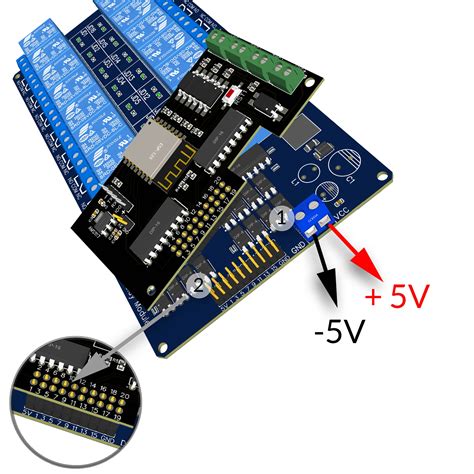 Esp S Wifi Wlan Relais Board Erweiterung Shield Arduino Esp