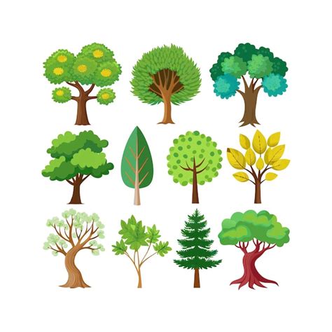 A Collection Of Trees Including A Tree The Word Quot Trees Quot