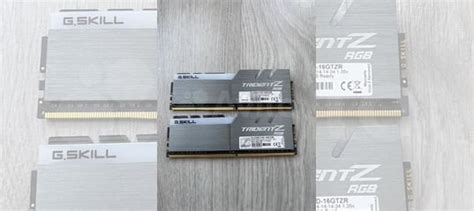 G Skill Trident Z Rgb F4 3200c14d 16gtzr 16 гб купить в Хабаровске Электроника Авито