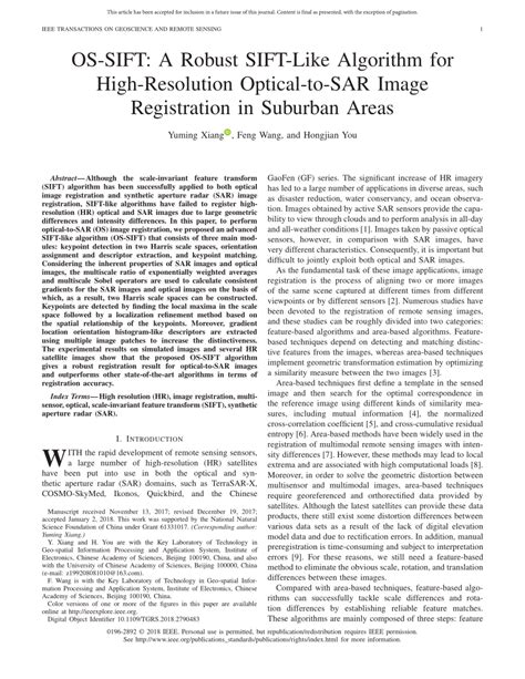 pdf os sift a robust sift like algorithm for high resolution optical