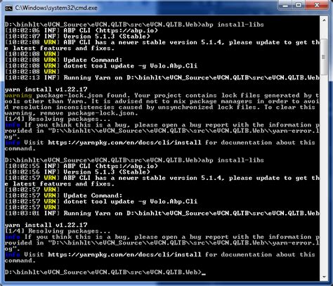 Libs Folder Empty When Run Abp Install Libs Support ABP IO